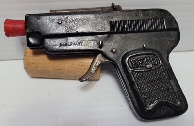 VINTAGE MI GERMANY D.R.P. "RENO" METAL CAP GUN | eBay