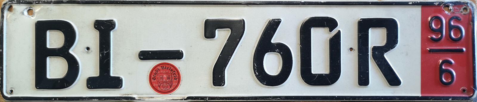 Germany German Export License Plate (Bielefeld – Nordrhein-Westfalen ...