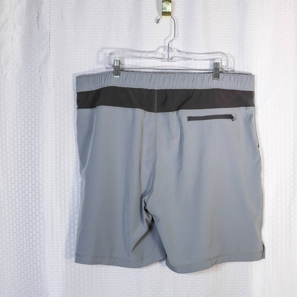 Speedo Men's Size XXL Gray Blue Lined Bottoms Comfort Stretch Swim ...