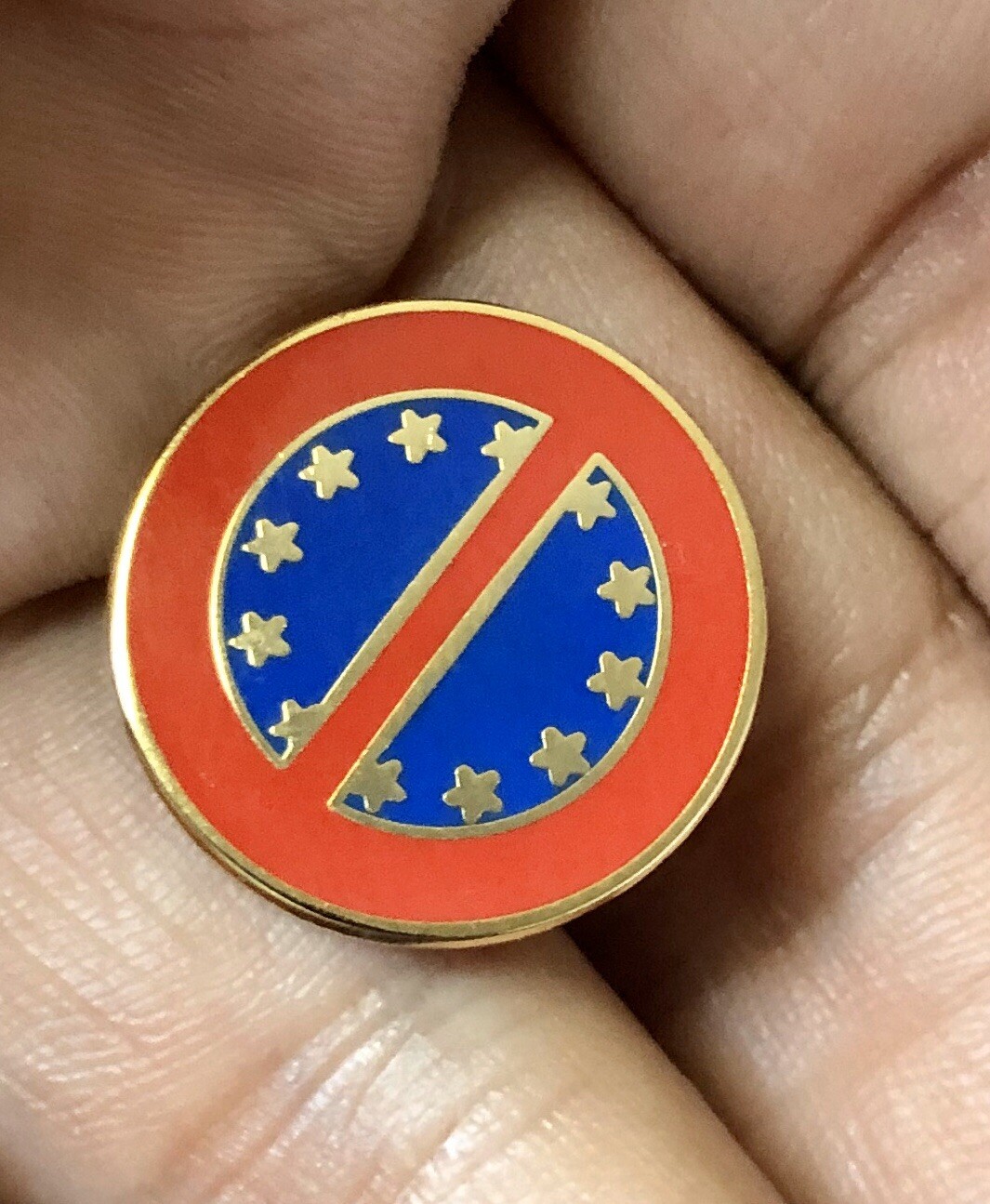 Anti-EU Brexit Ulster Unionist Loyalist Enamel Metal Pin Badge 20mm ...
