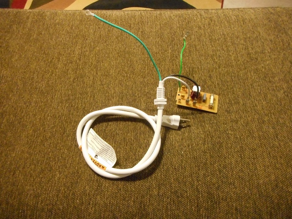 Whirlpool Microwave Power Cord & Noise Filter W10654511-W10708076 ...