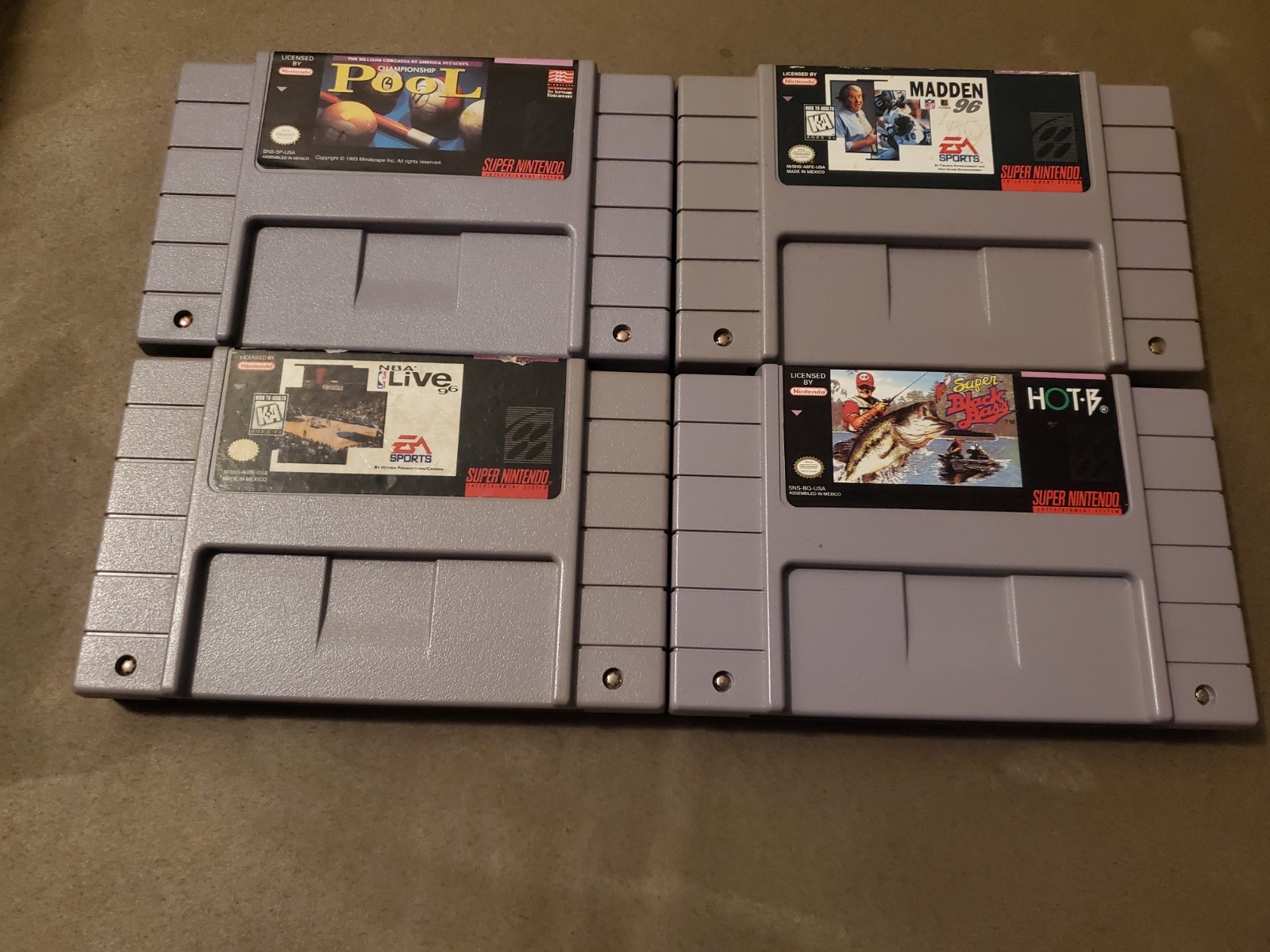 SNES - 4 Game Lot - Super Nintendo | eBay