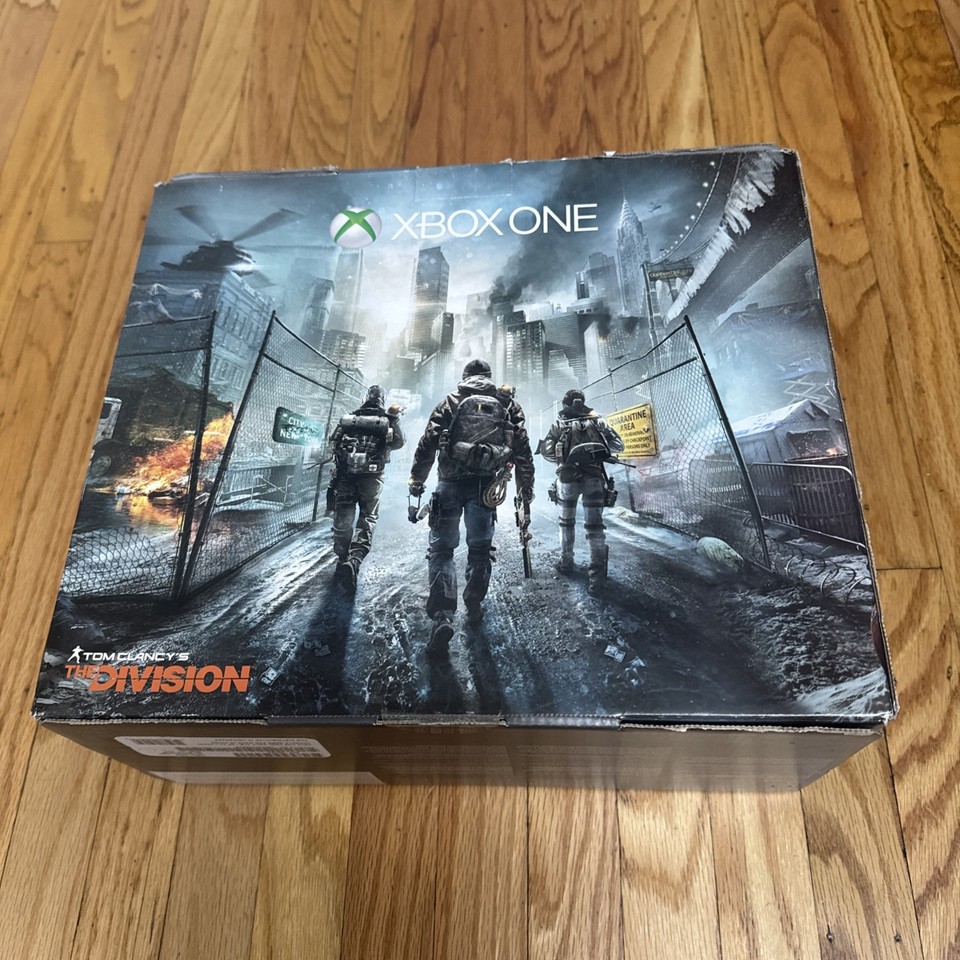 Xbox One 1 TB Tom Clancy's The Division CONSOLE SYSTEM EMPTY BOX ...