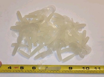 Glow 2 inch 100 Pack Curl Tail Grubs | eBay