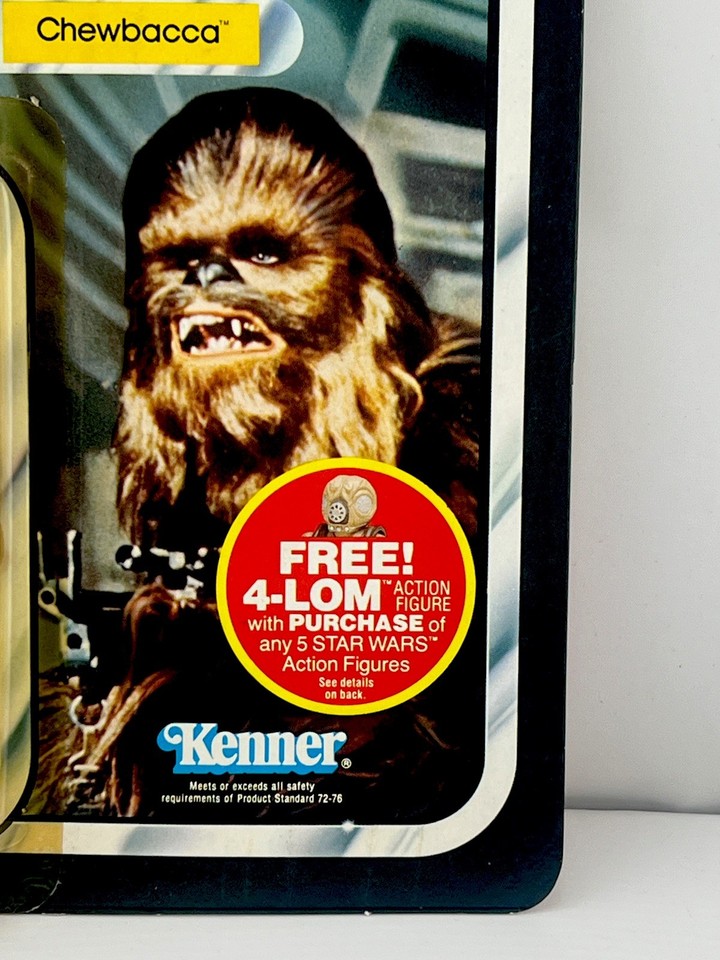 Vintage Star Wars Chewbacca MOC 47 Back A Empire Strikes Back Sealed ...