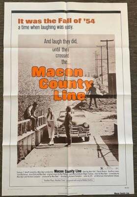 Macon County Line 1974 Original 27x41 Movie Poster Chrysler Town ...