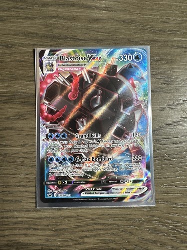 Pokémon TCG Blastoise VMAX SWSH Black Star Promos SWSH103 Holo Promo | eBay