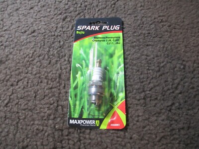 Maxpower Precision Parts Short Spark Plug Replaces Champion CJ8, CJ8Y ...