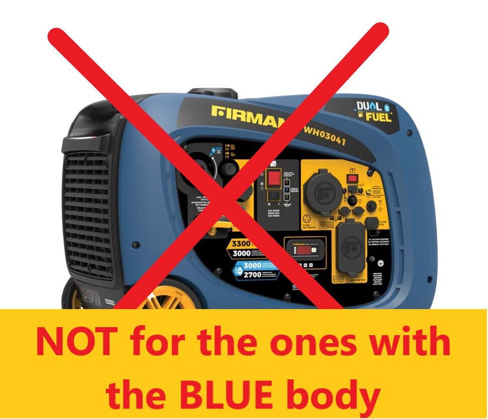 Firman 3000, 3300W Inverter Generator Knob Run Choke + screw - new 3D ...