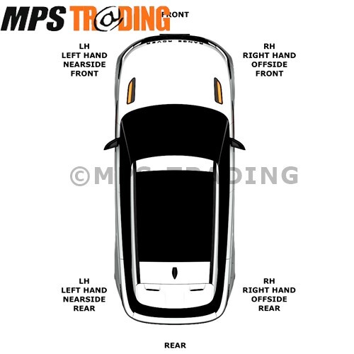 Land Rover Defender 90 1983-2016 Side Steps Black with Rubber Tread ...