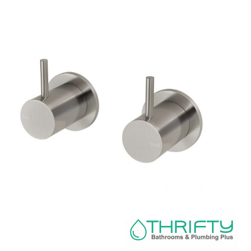 Phoenix Vivid Slimline Wall Top Assemblies Ext. Spindles Brushed Nickel ...