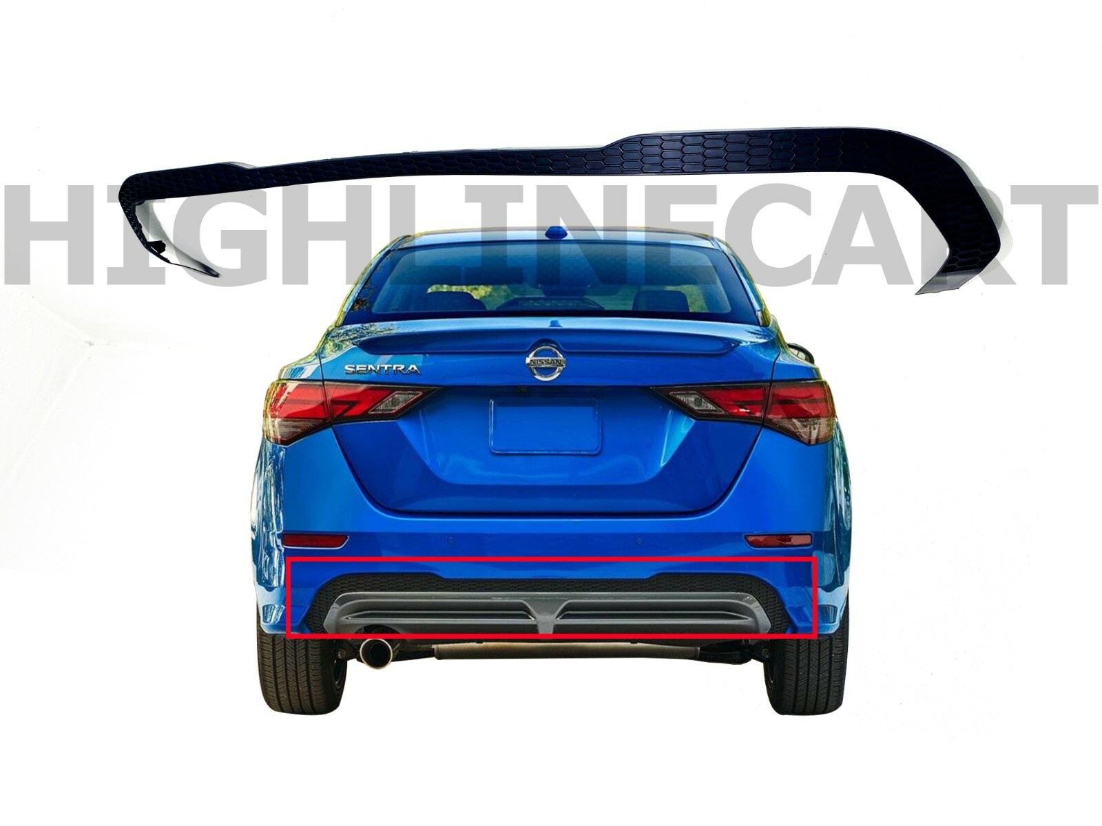 For 2020-2022 Nissan Sentra Molding Rear Bumper Lower Trim 850706LB0A ...