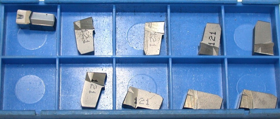 Lot of 9 Valenite Grooving & Turning Inserts VIPV.189.022 VC121 | eBay