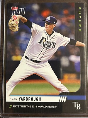 2019 Topps Now Future #81 Ryan Yarbrough Tampa Bay Rays | eBay
