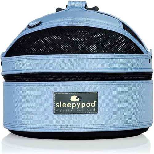 Sleepypod Mini Mobile Pet Bed Dog or Cat Traveler Carrier Sky Blue | eBay