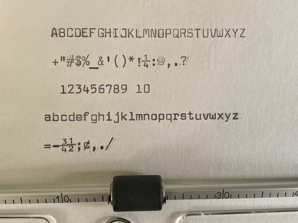 Special Restored OLYMPIA SM4 Typewriter. Black & Red, Senatorial Font ...