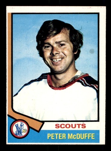 1974 Topps Hockey #173 Peter McDuffe EX/MT | eBay