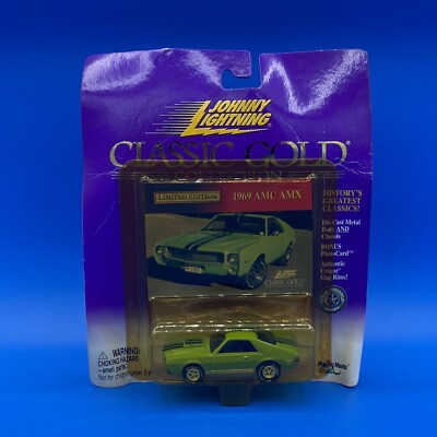 JOHNNY LIGHTNING CLASSIC GOLD 1969 AMC AMX Green 1:64. New | eBay
