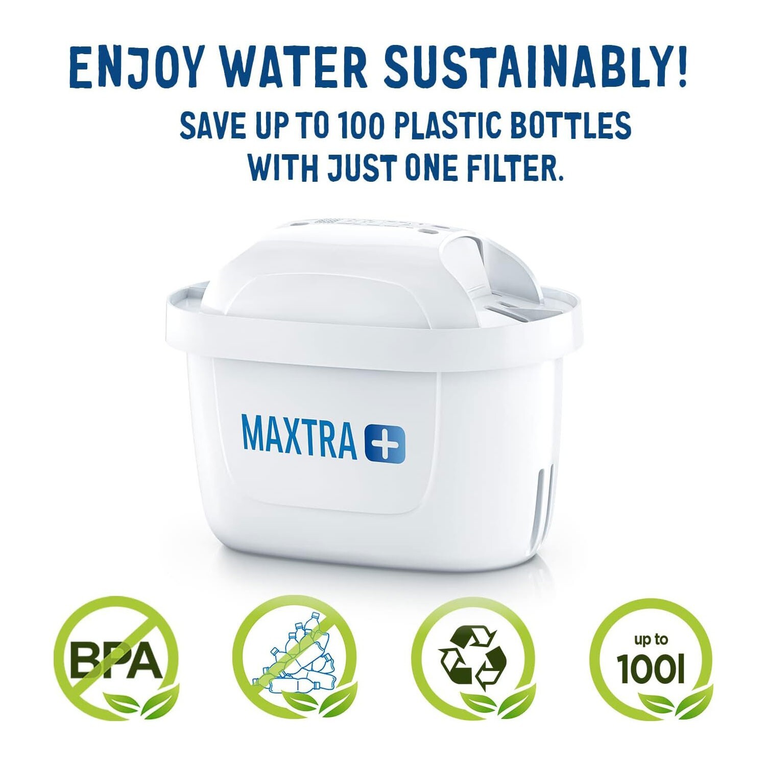 BRITA MAXTRA+ Water Filter Cartridge Original BRITA Refill White ...