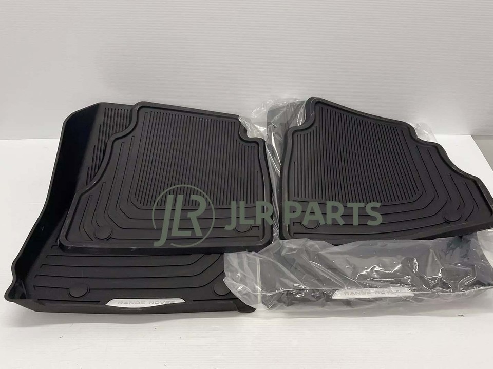 Genuine Range Rover 22+ ANTIMICROBIAL RUBBER FLOOR MATS Long Wheelbase ...