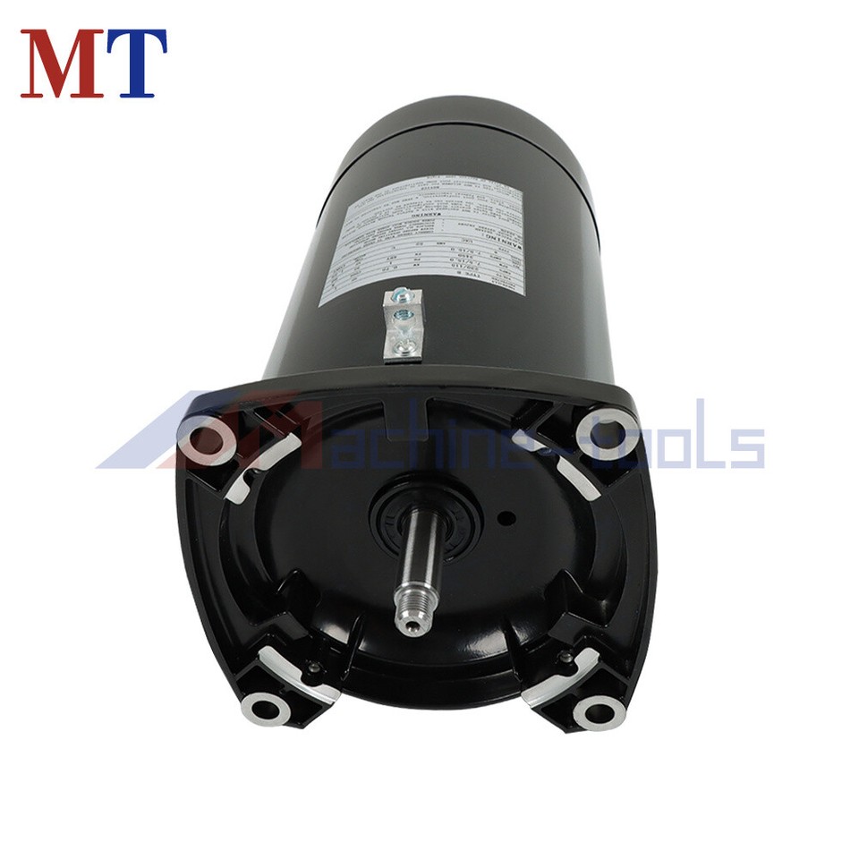 USQ1102 1HP 115/230V Pool Motor 3450RPM 48Y Frame Square Flange Pool ...