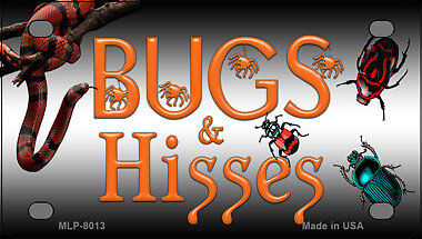 Bugs & Hisses Novelty Mini Metal License Plate Tag Holiday | eBay