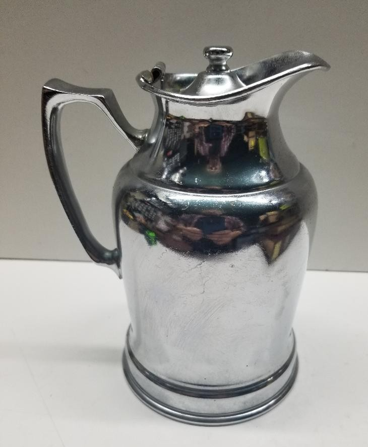 1940s Vintage Roosevelt Hotel Pitcher United Hotels Grand Silver Co ...