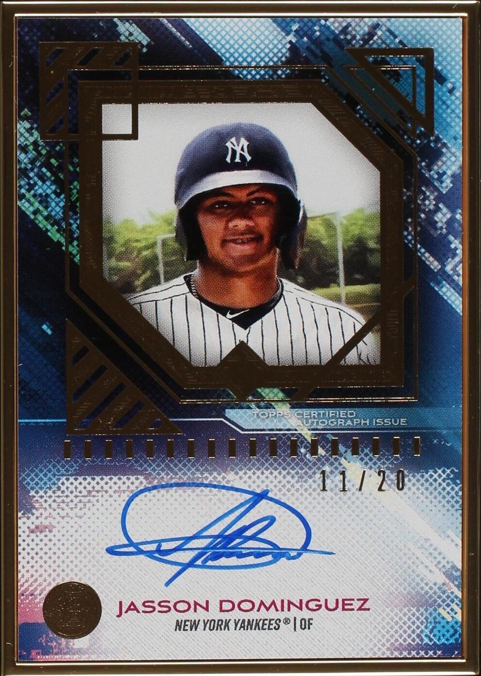2021 Bowman Transcendent Collection - Bowman Transcendent Autographs Jasson Dominguez #BTA-JD ...
