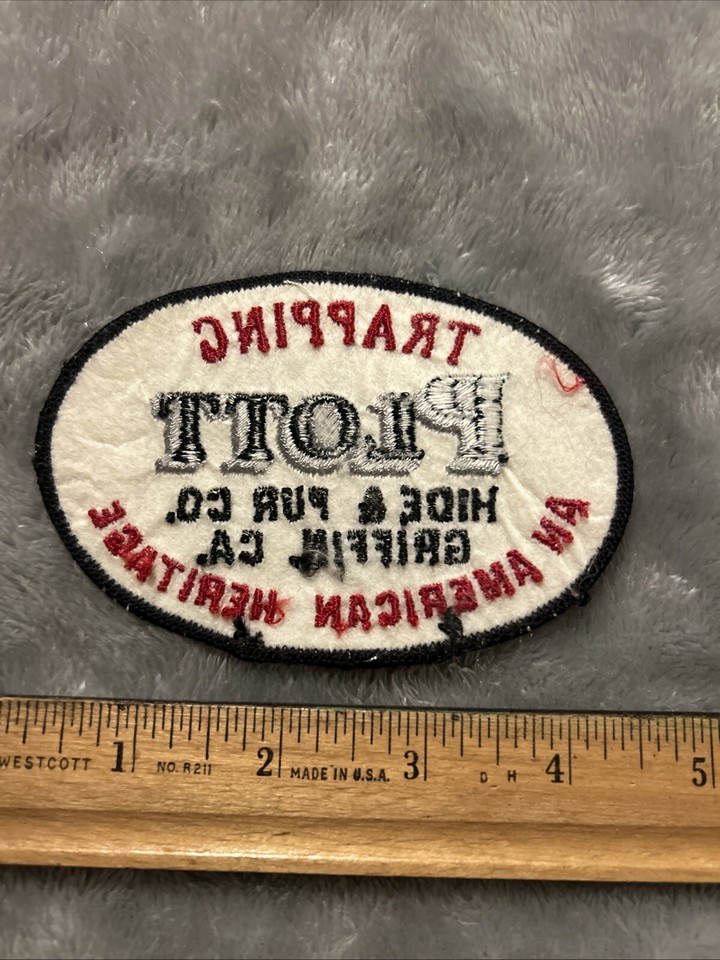 Vintage PLOTT Trapping Patch | eBay