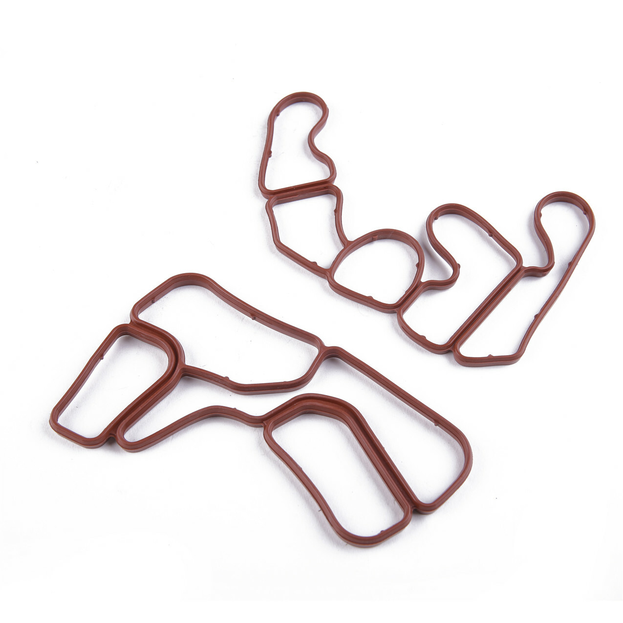 2Pcs Engine Oil Cooler Housing Gasket Seal For Mercedes Benz GL550 C300 ...
