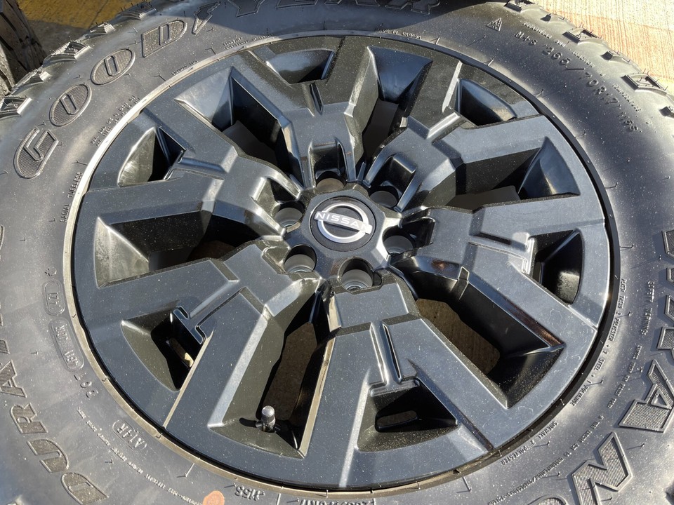 17" Nissan Frontier OEM Desert Runner 62832 wheels rims tires 2023 2024 ...