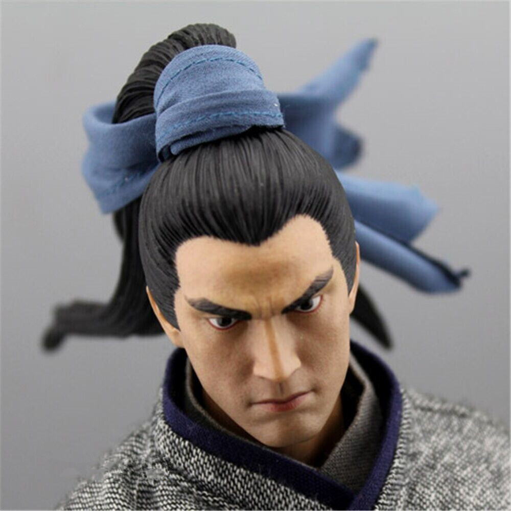 1:6 Head Sculpt Ancient Zhao Yun Calm Carved For 12inch Male Action ...