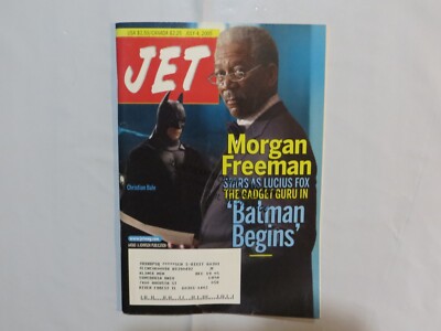 Jet Magazine July 4 2005 Morgan Freeman Stars in Batman Begins BR | eBay
