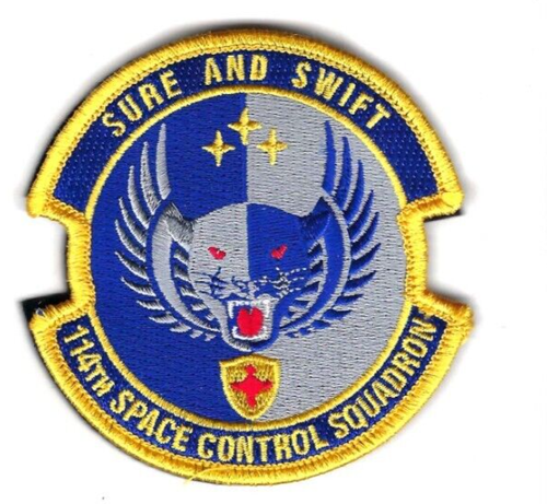 PATCH USAF 114TH SPACE CONTROL SQ SCS FLORIDA AIR NATIONAL GUARD B12-11 ...