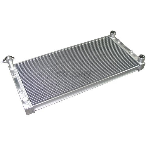 CXRacing Aluminum Cooler Radiator + 12" fans For DATSUN 510 KA24DE Swap ...