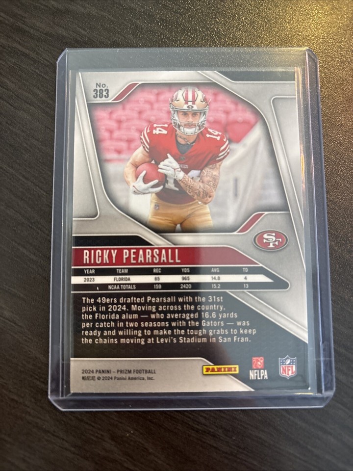 2024 Prizm - Ricky Pearsall Base Rookie Card #383 | eBay