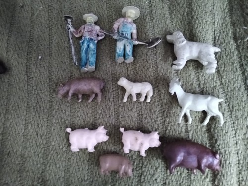 Vintage Marx Farm Playset Figures & Equipment only | eBay