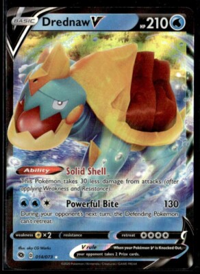 Pokemon TCG 014/073 Drednaw V Champion's Path Rare Full Art | eBay