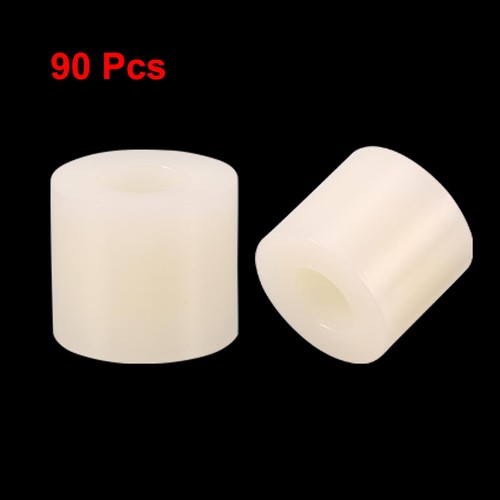 90Pcs 7mm x 3mm x 6mm Nylon PCB Mount LED Spacer Pillar Standoff ...