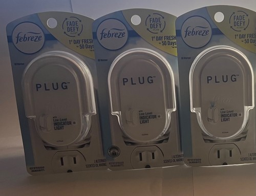 Febreze Plug In Air Freshener Fade Defy Plugs Oil Warmer Lot of 3 | eBay