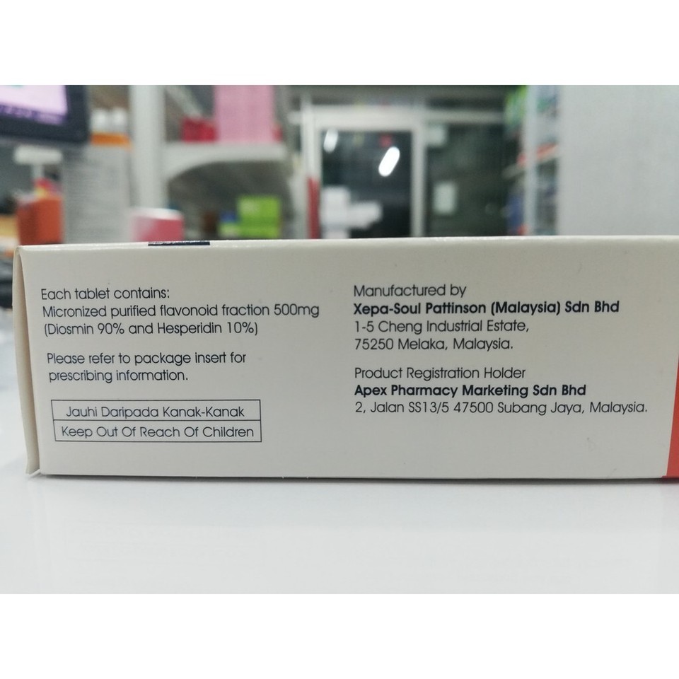 30's Aveflon 500mg Treatment of Hemorrhoids @ Piles - FREE SHIPPING | eBay