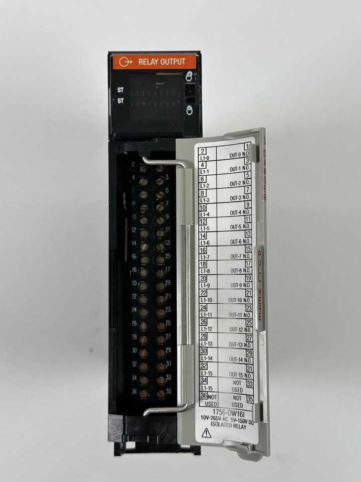 Allen Bradley 1756-OW16I 1756-0W16I 1756-TBCH ControlLogix Output ...