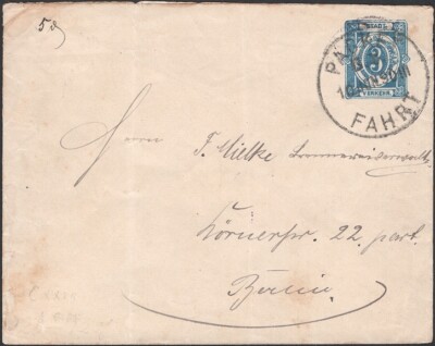 GERMANY, 1890. Berlin Private Post Envelope, Used | eBay