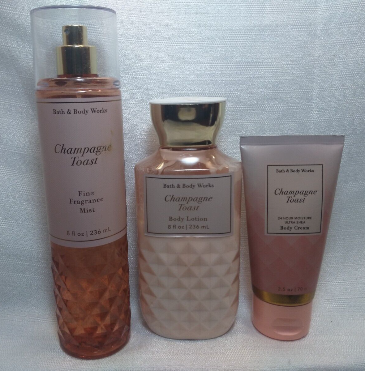 Bath and Body Works CHAMPAGNE TOAST Set Mist, Lotion, & Cream FAST ...