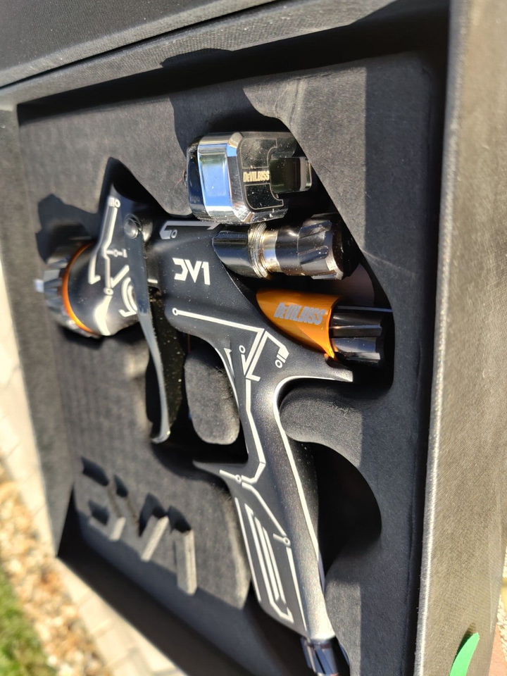 Devilbiss Dv1 Clear & Base Coat Digital Gun 905909 905912 Combo Circuit ...