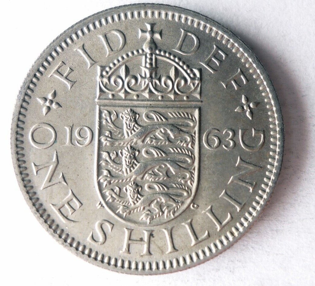1963 GREAT BRITAIN SHILLING - Excellent Coin - FREE SHIP - Bin #341 | eBay