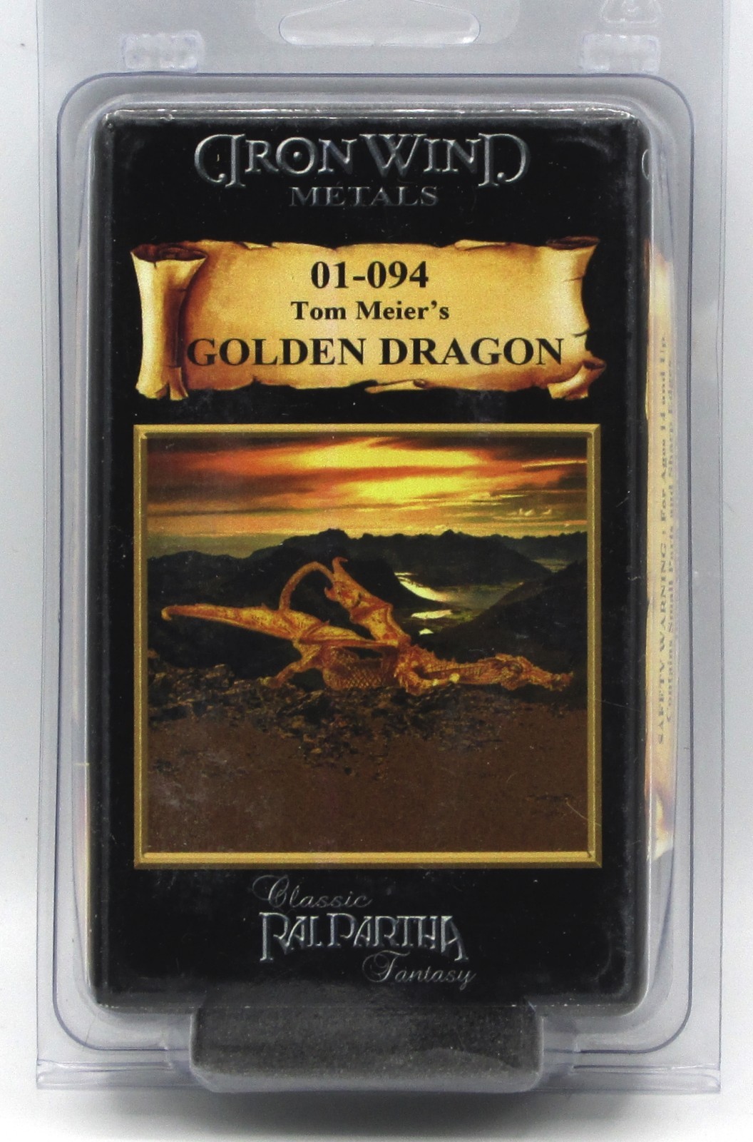 Ral Partha 01-094 Tom Meier's Golden Dragon (Dragons) Winged Drake ...