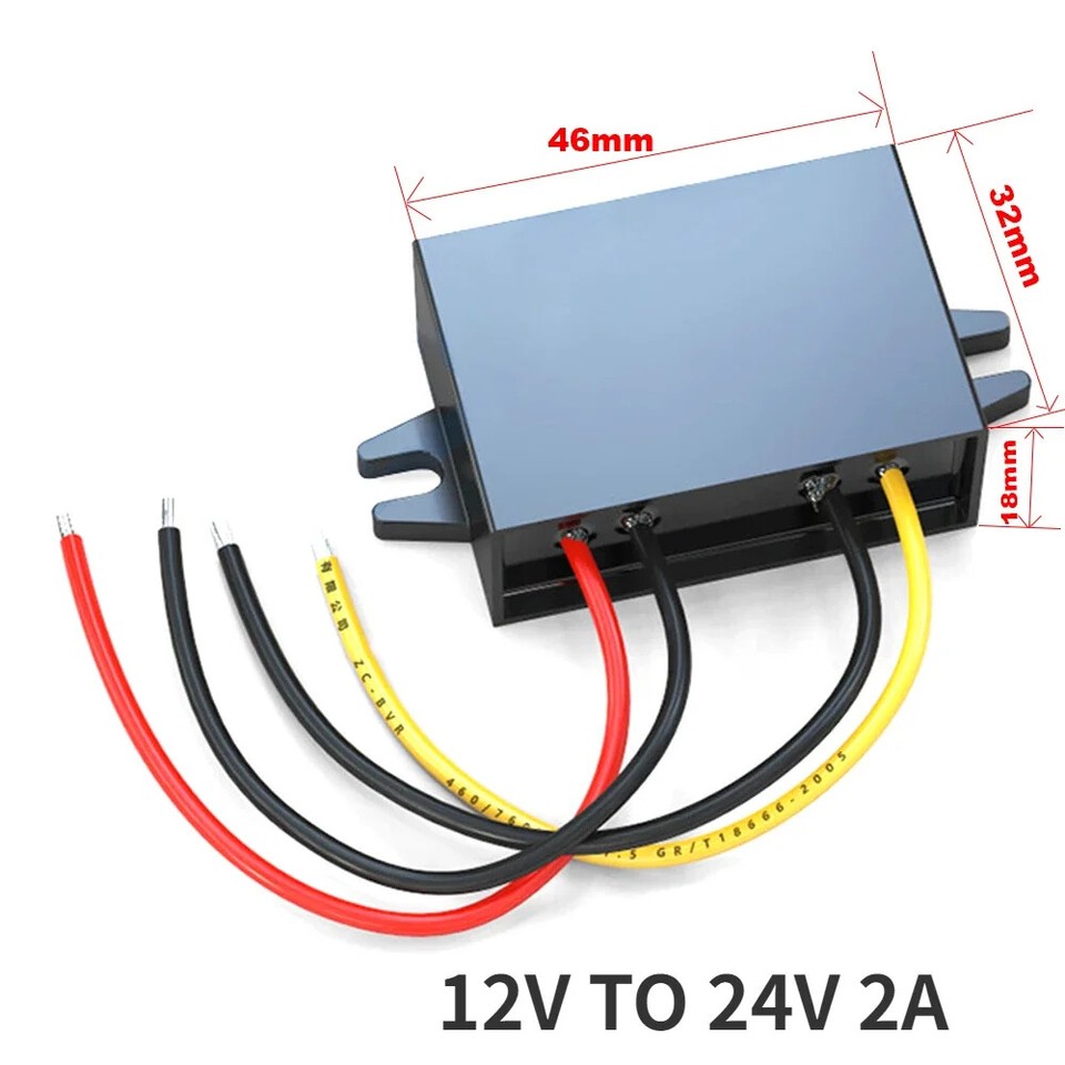 DC Converter 12V TO 24V Volt 1A - 30A Step Up Boost Car Power Supply ...