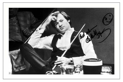 ALEX HIGGINS Signed Autograph PHOTO Fan Gift Signature Print World ...