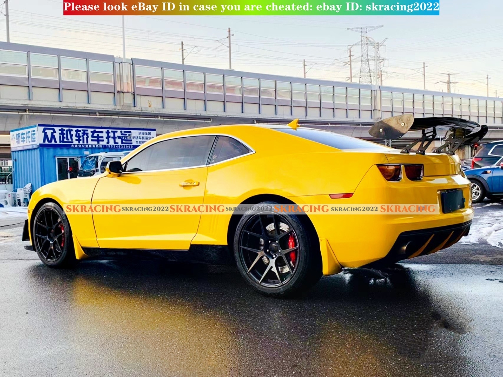 For 2010-2013 Chevrolet Camaro ZL1 Rear Trunk Lip Spoiler Wing ABS ...